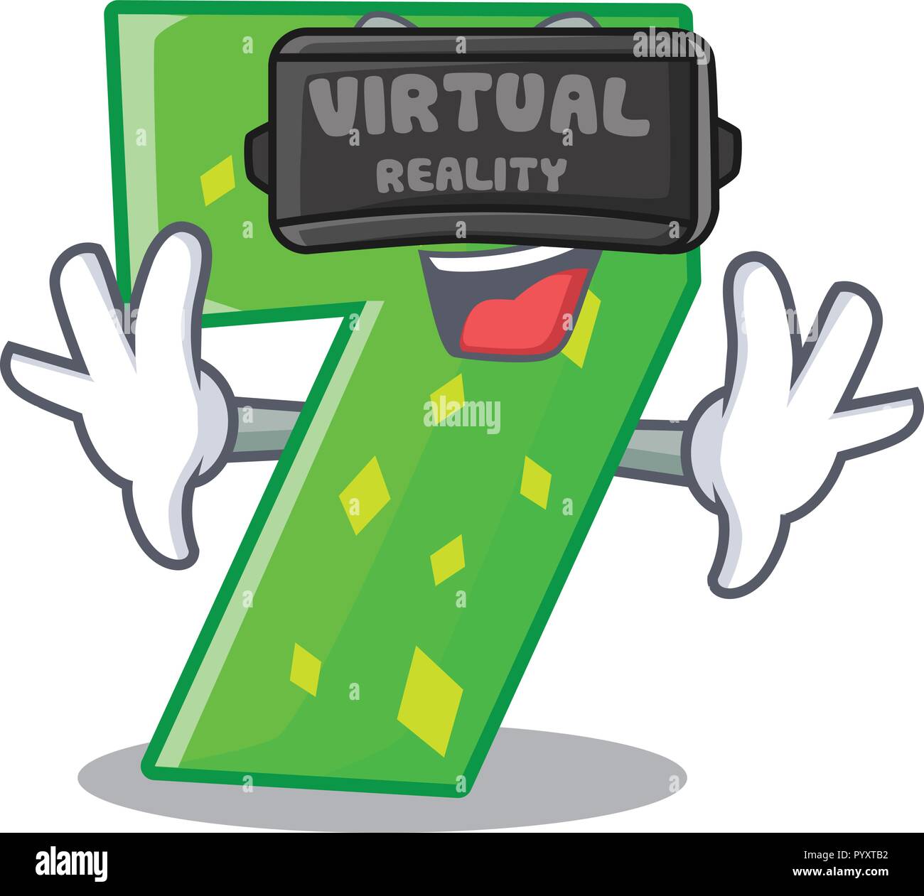 Virtual reality text on Stock Vector Images - Alamy