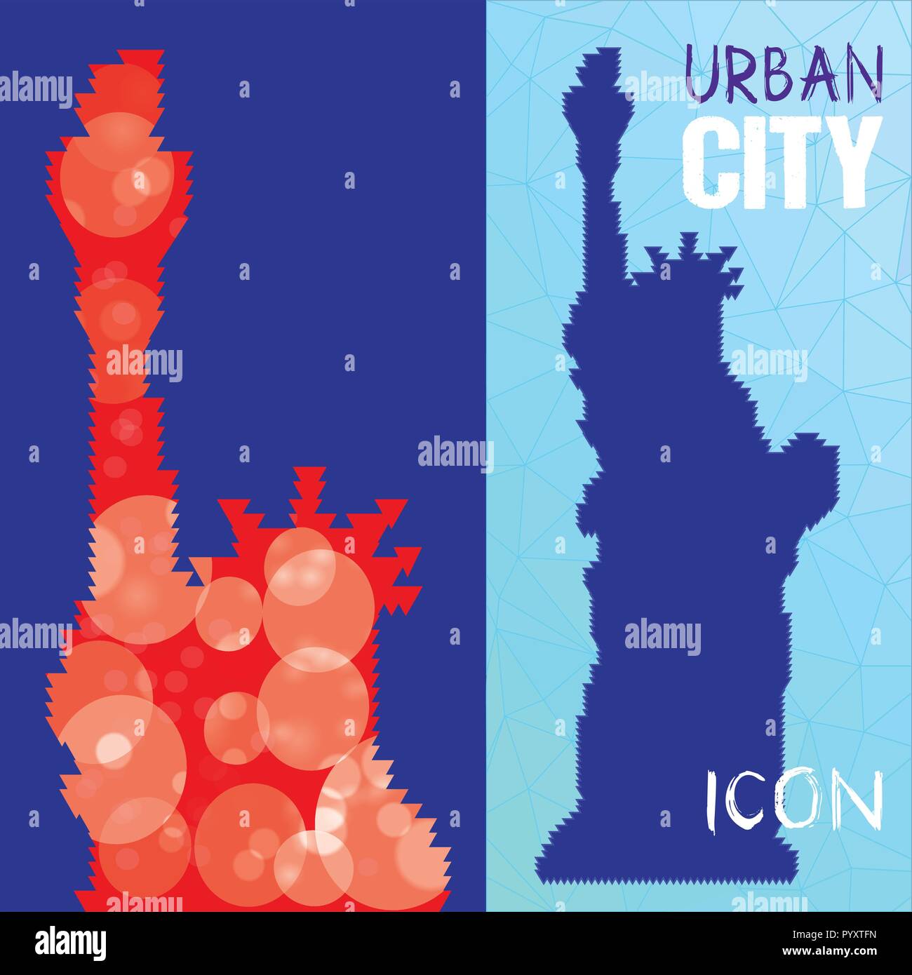 Statue of liberty usa vector logo hi-res stock photography and images ...