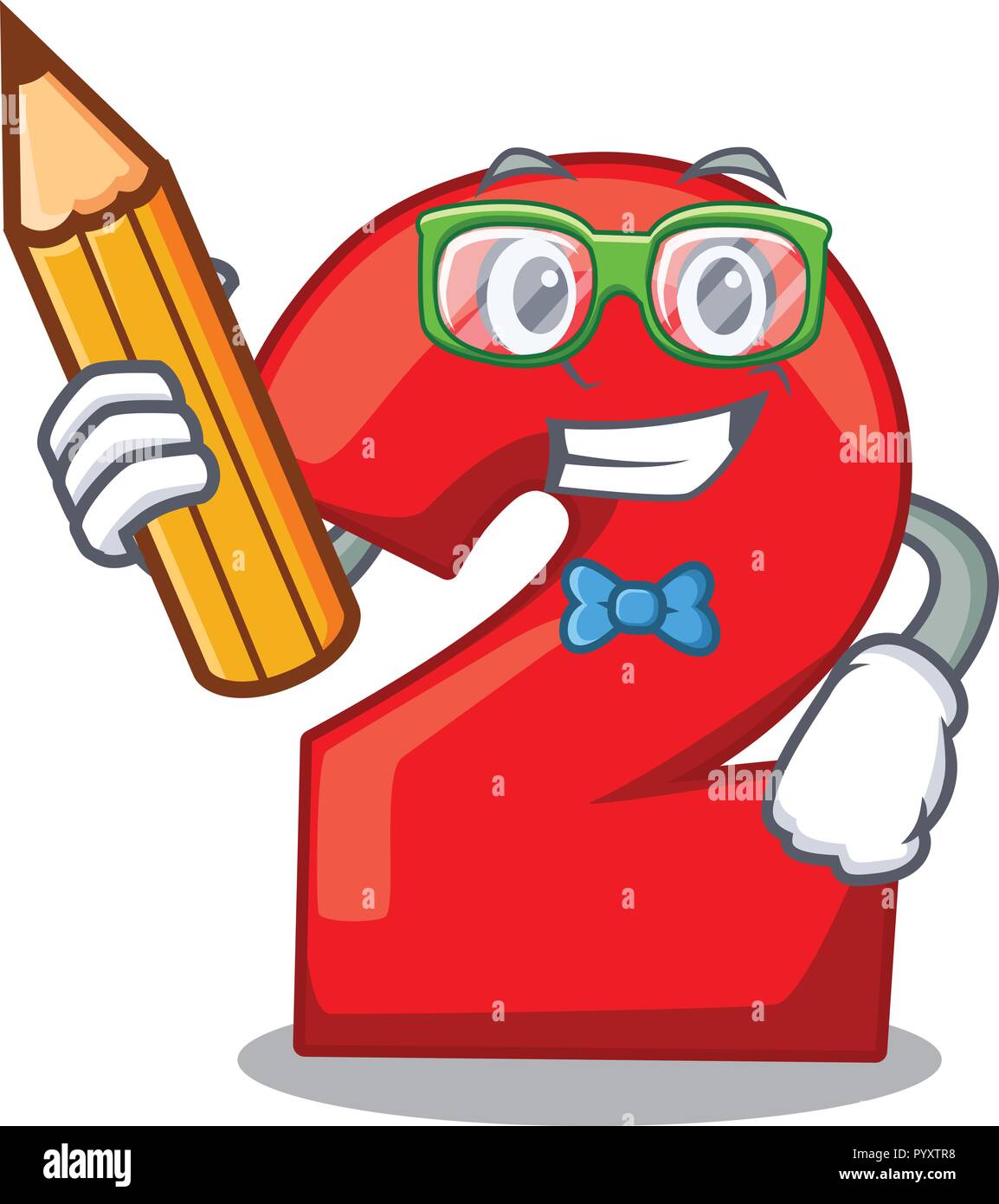 Student character number two on wooden door Stock Vector Image & Art ...