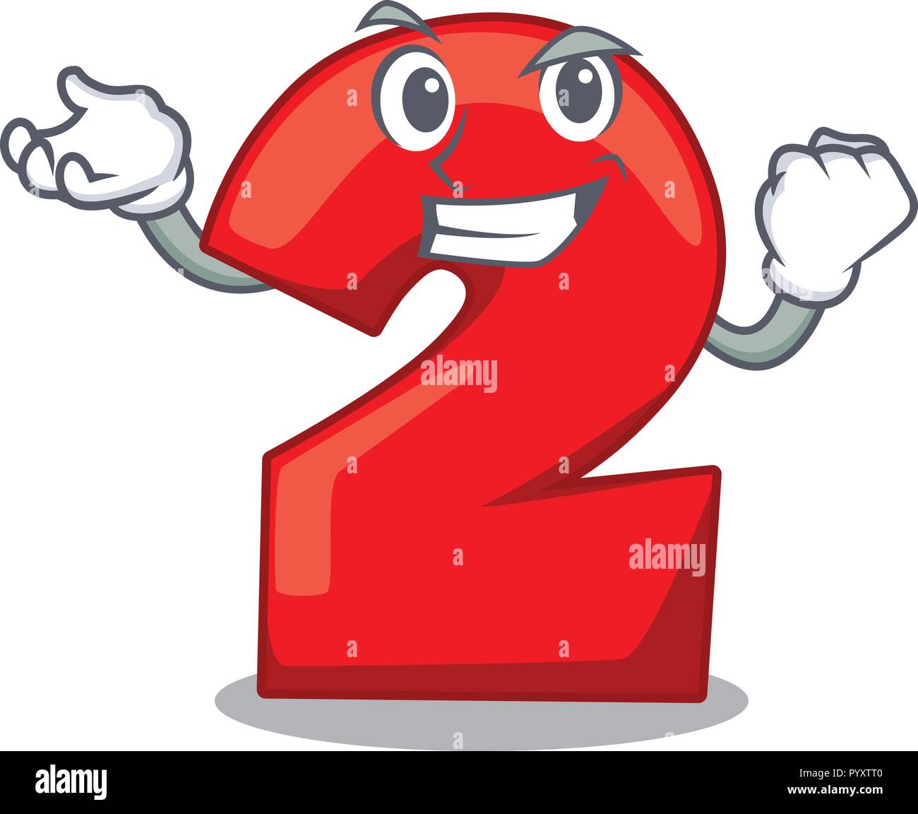 Successful character number two on wooden door Stock Vector Image & Art ...