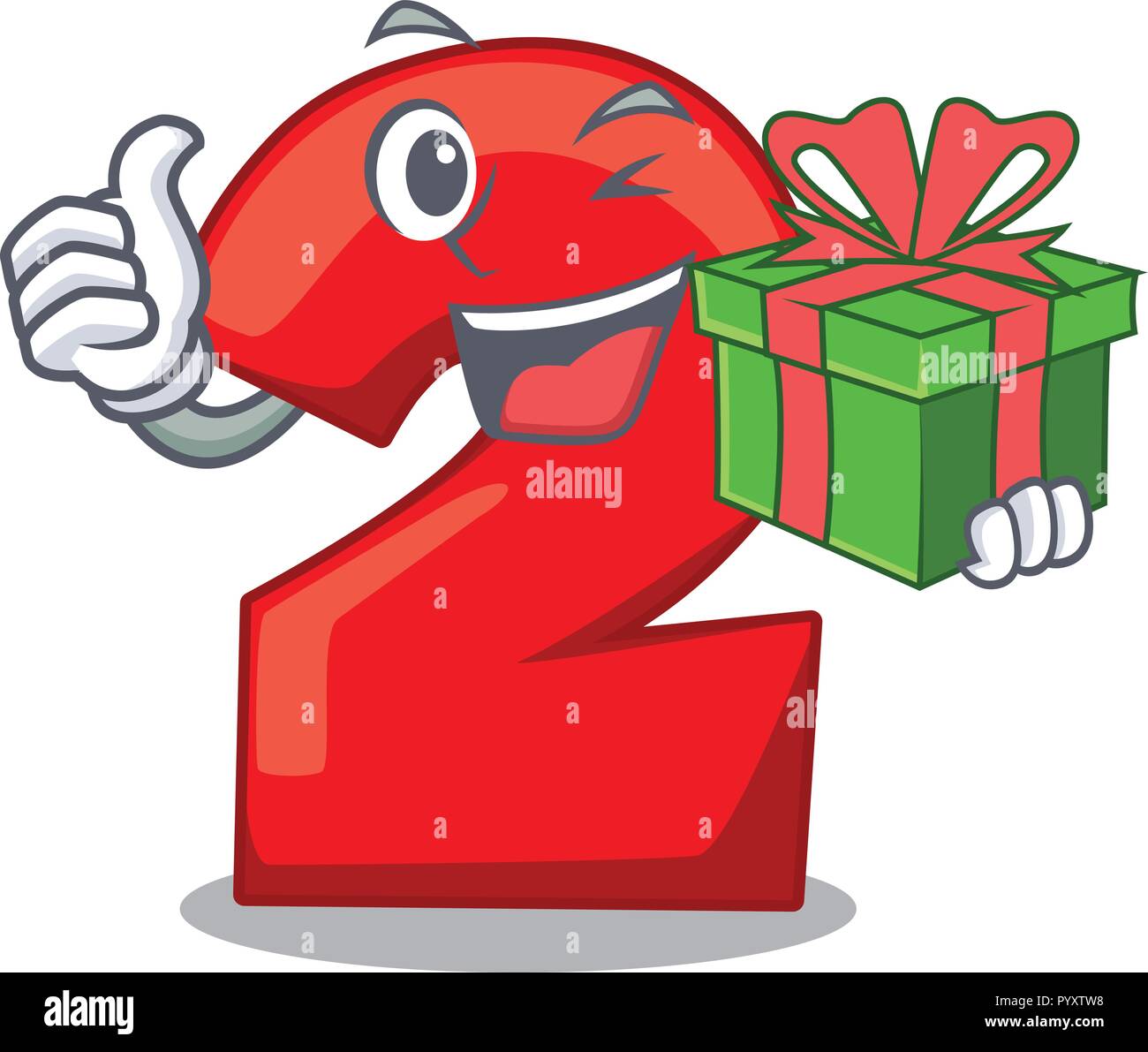 Giving birthday cake Stock Vector Images - Alamy