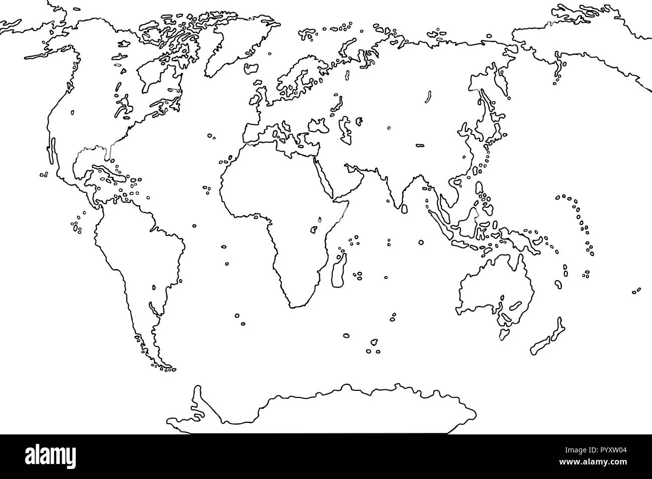 Map sketch vector Stock Vector Images - Alamy