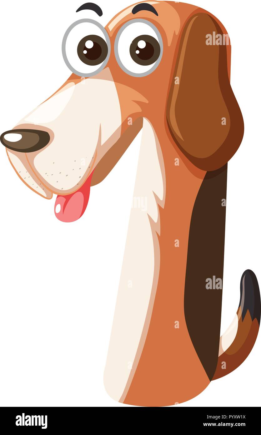 Cute dog number one character illustration Stock Vector Image & Art - Alamy