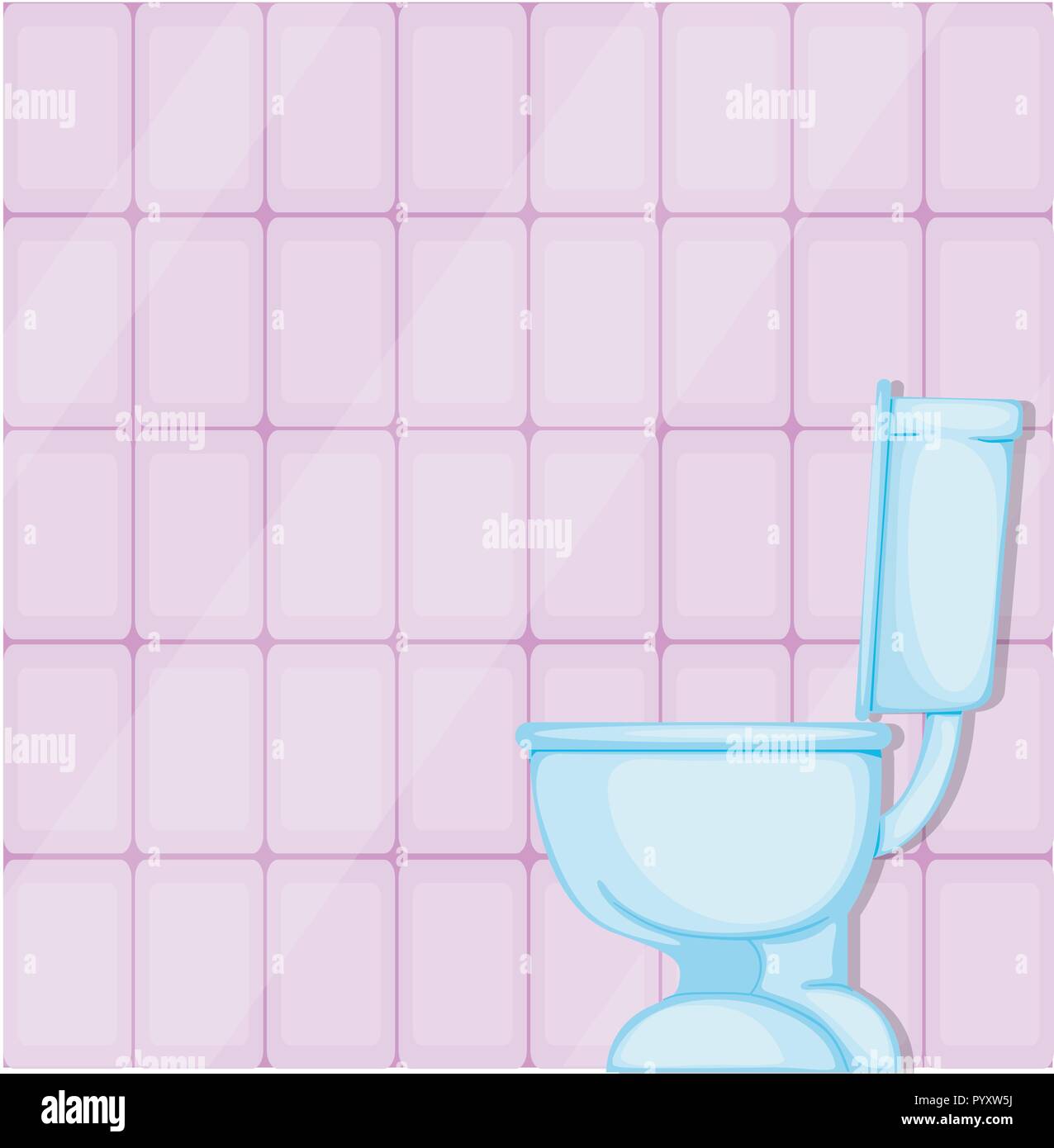 Ceramic toilet bowl in Stock Vector Images - Alamy