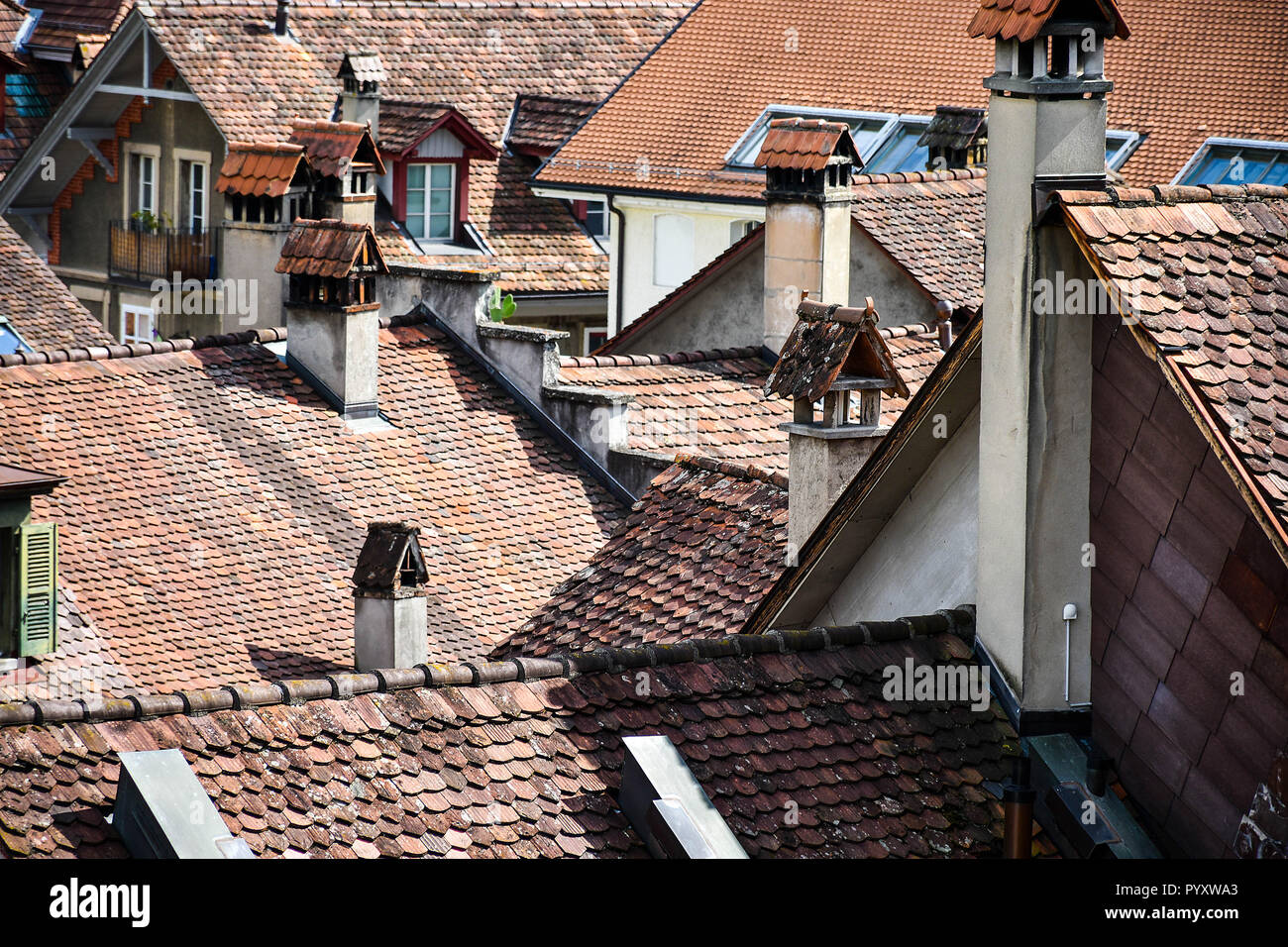 Switzerland aerial pattern hi-res stock photography and images - Alamy