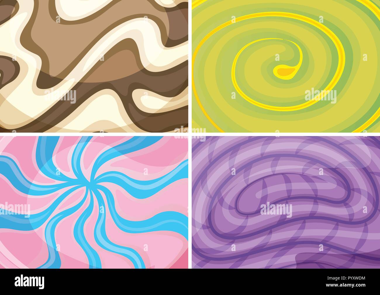 Set of abstract background illustration Stock Vector Image & Art - Alamy