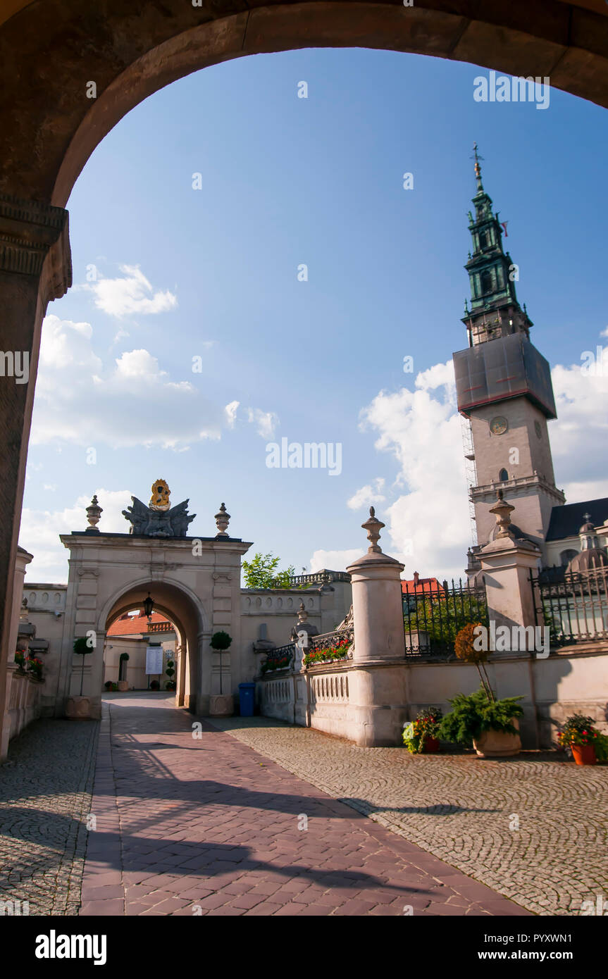 Czestochowa, Poland, June 2018. Jasna Gora sanctuary, Monastery in ...