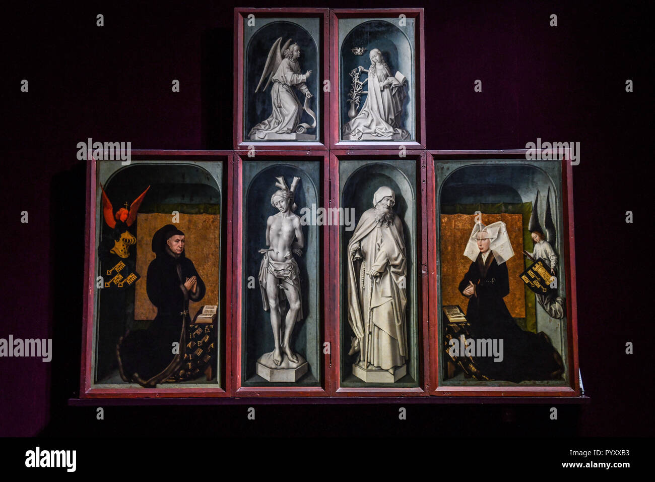 15th century polyptych paintings hi-res stock photography and images ...