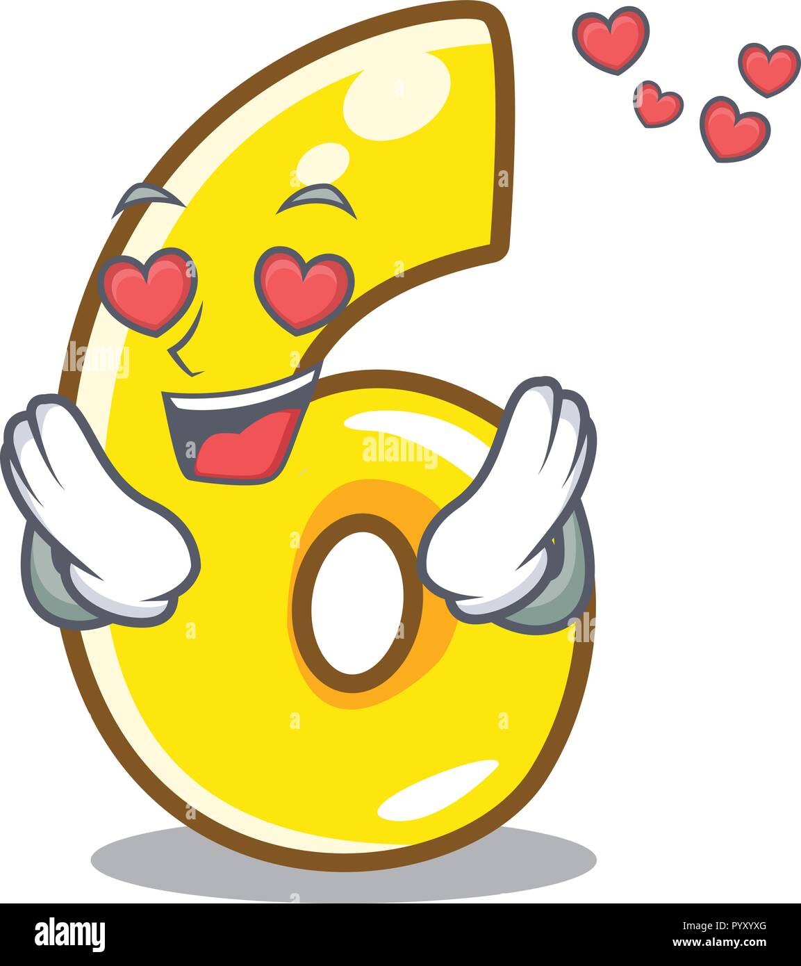 The number six Stock Vector Images - Alamy