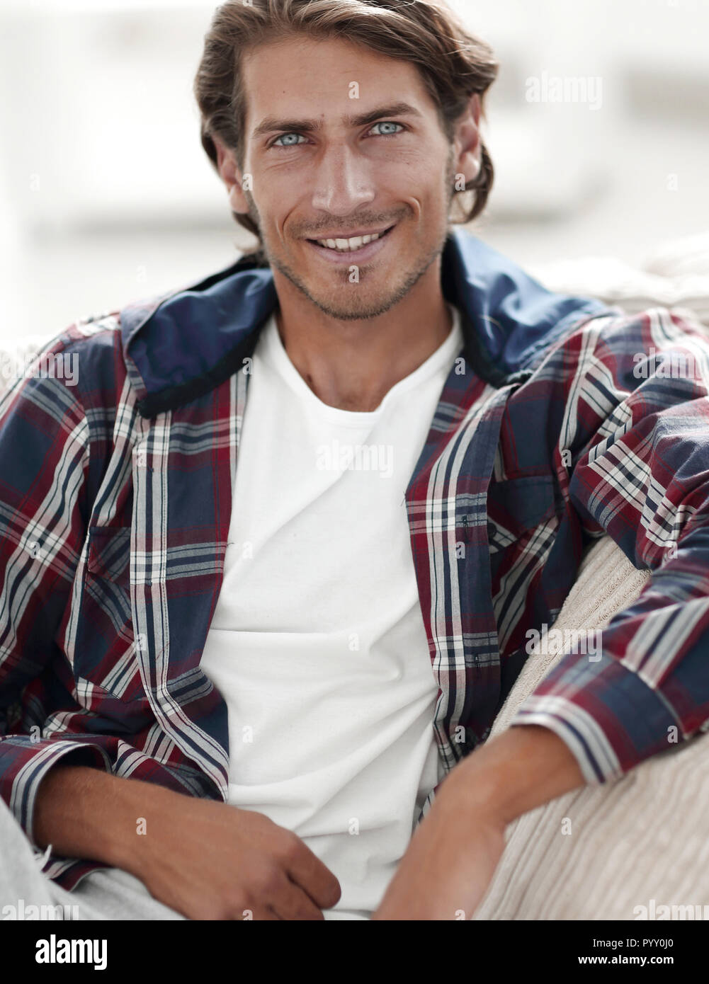 successful modern guy. photo in background Stock Photo - Alamy