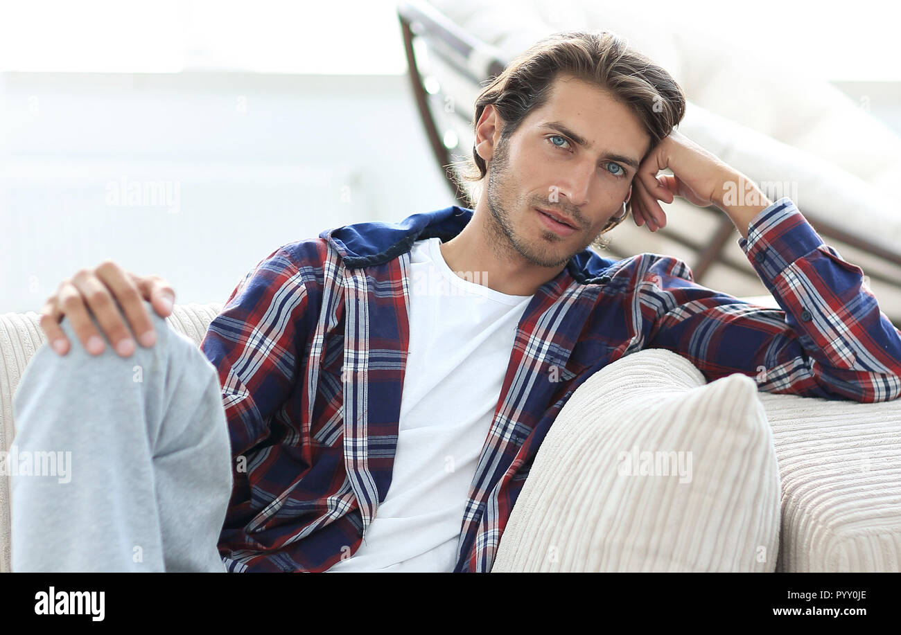 portrait. a successful modern guy Stock Photo - Alamy