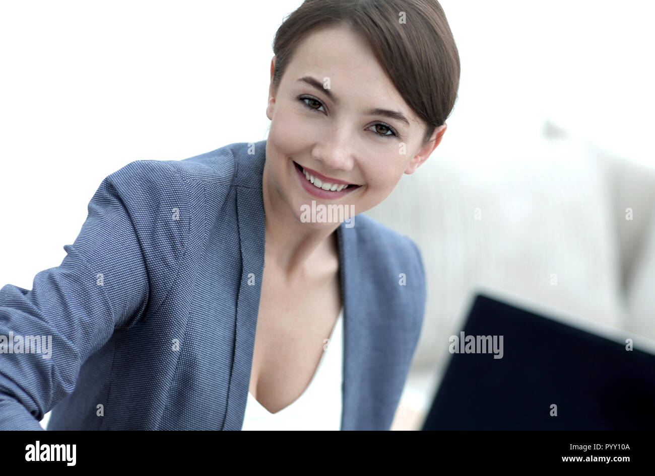 closeup portrait of a female psychologist in her private office Stock ...