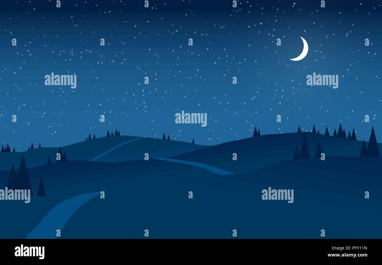 Evening mist Stock Vector Images - Alamy