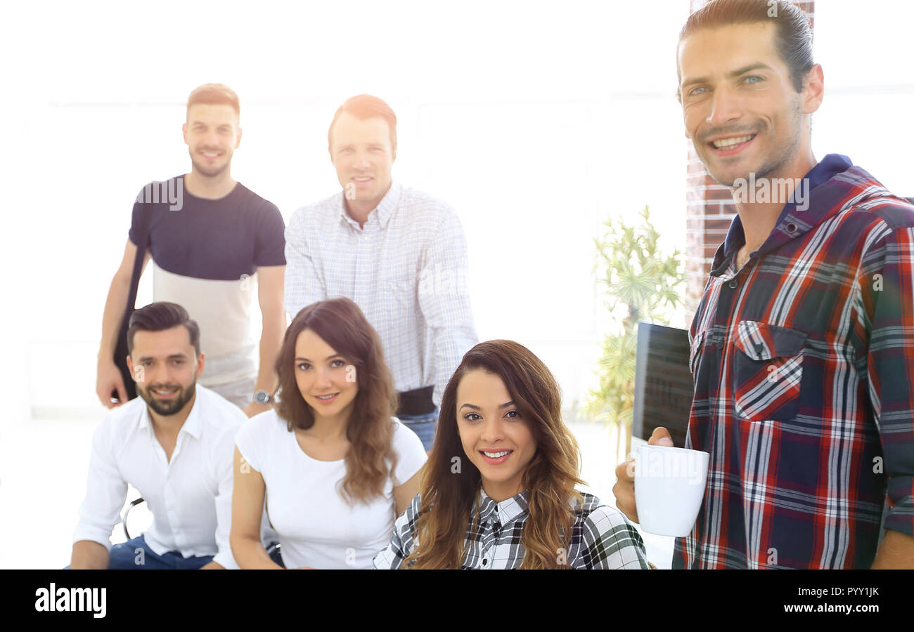 group portrait of the creative team Stock Photo - Alamy