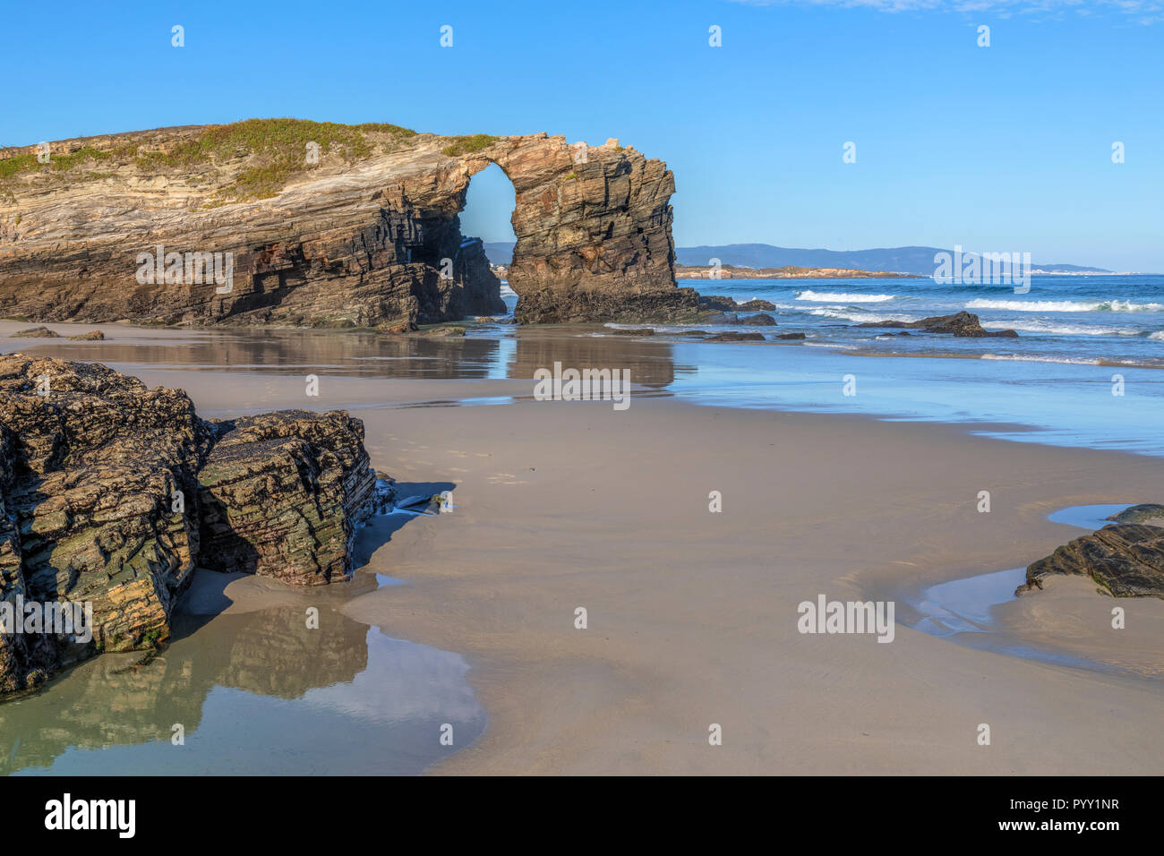 Playa de las Catedrales, Ribadeo, Galicia, Spain, Europe Stock Photo ...