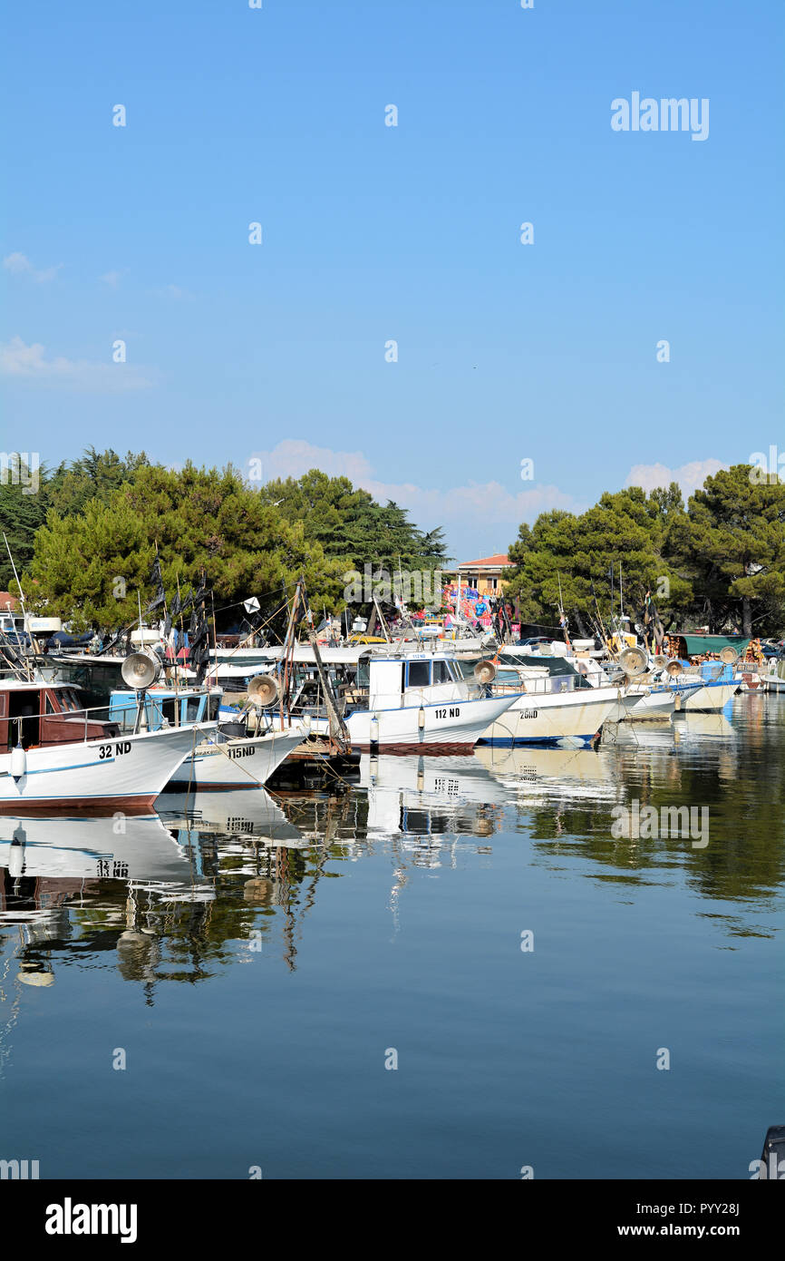 Ships in the marina of Novigrad in Croatia Stock Photo - Alamy