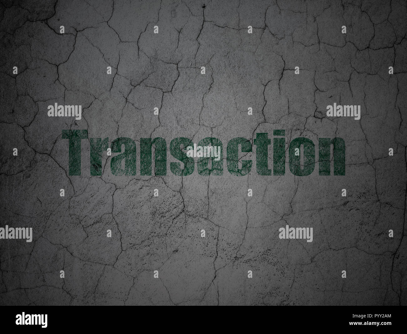 Money concept: Transaction on grunge wall background Stock Photo - Alamy