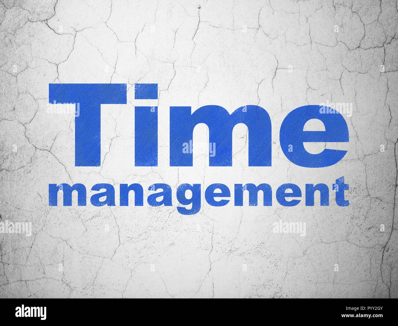 Timeline concept: Time Management on wall background Stock Photo - Alamy