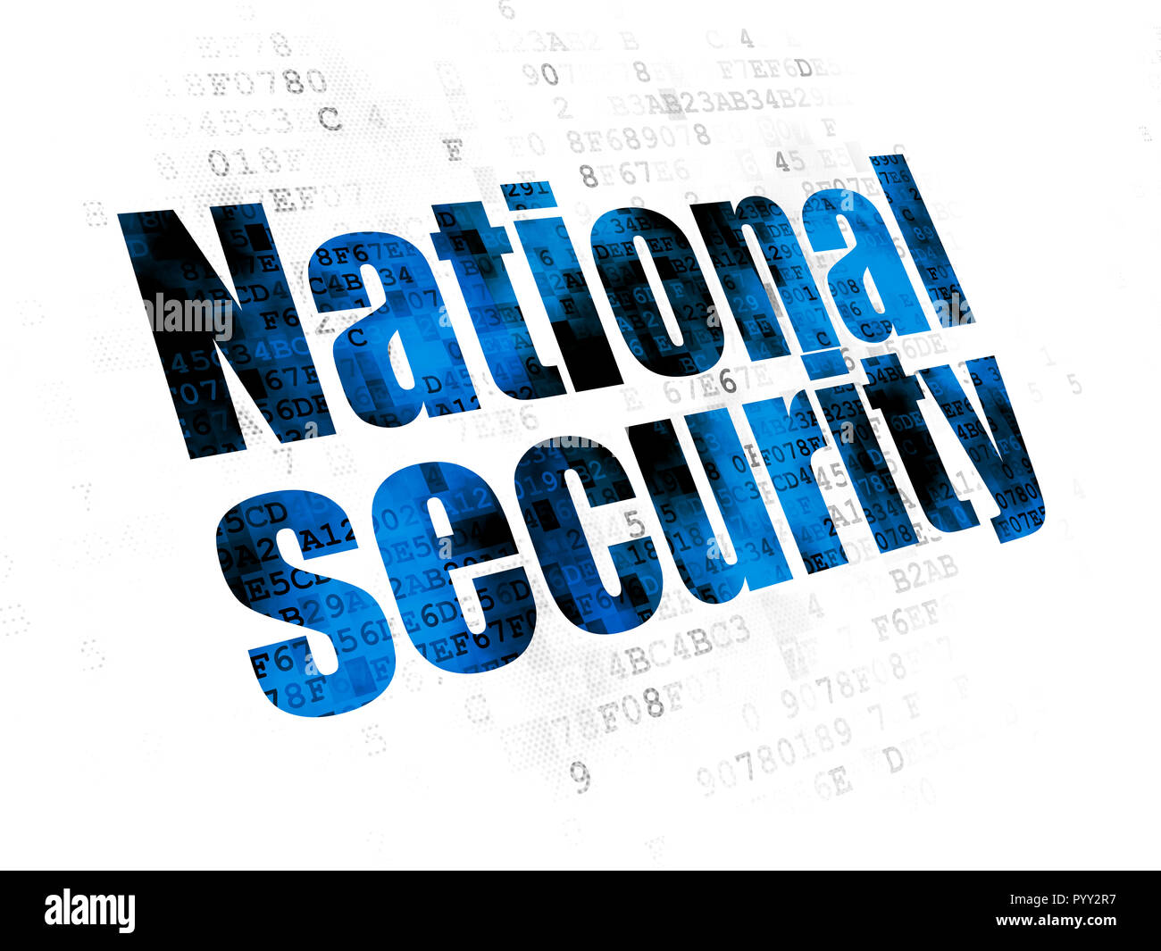 Security concept: National Security on Digital background Stock Photo ...