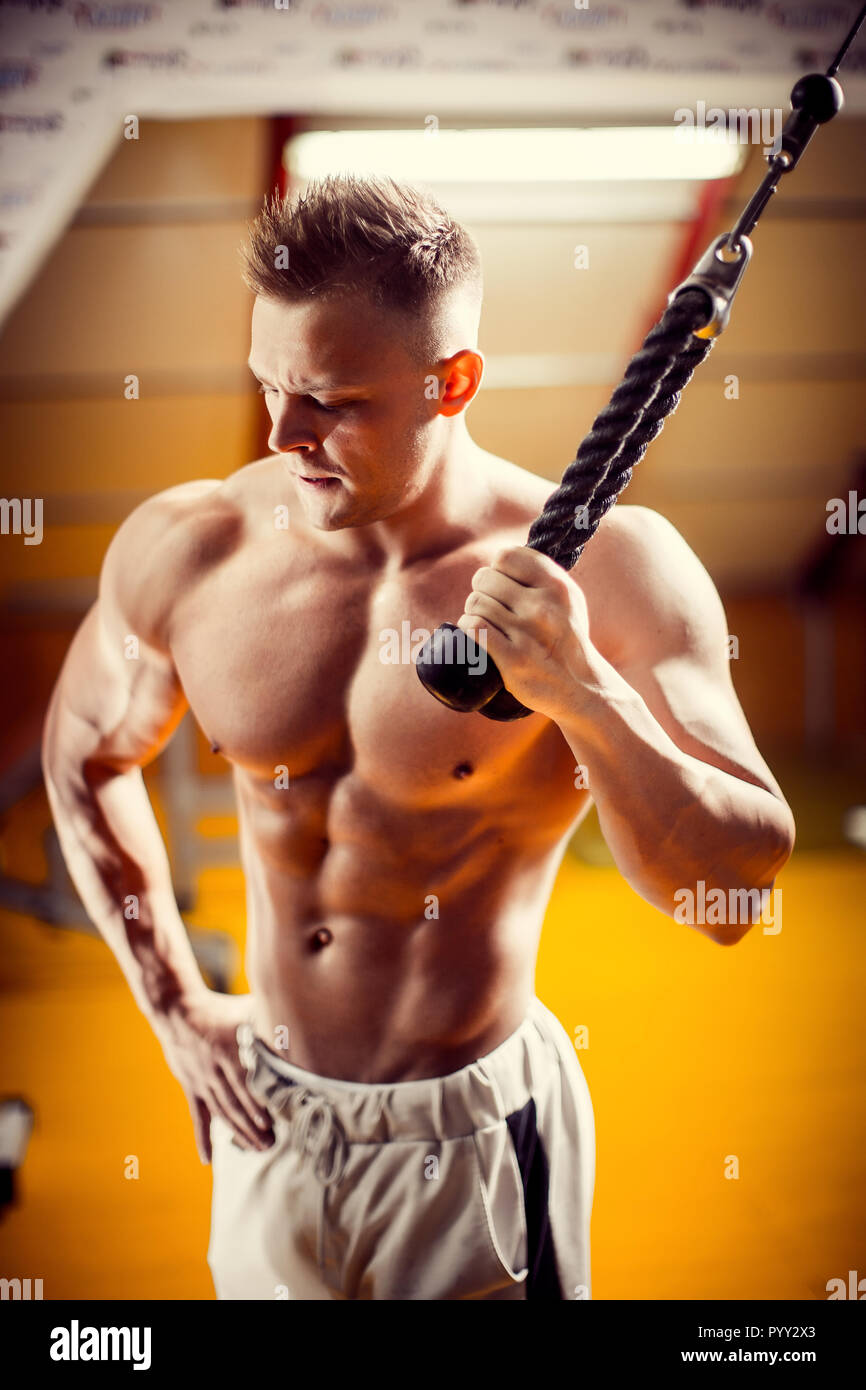 Man abs exercise shadow hi-res stock photography and images - Alamy