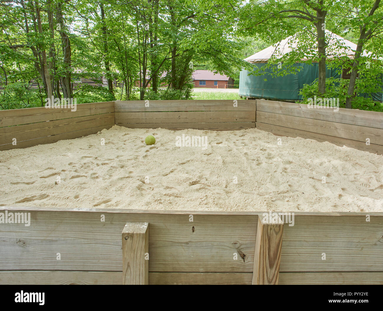 Best Sand donation of beach sand for Hiram House Camp Stock Photo - Alamy