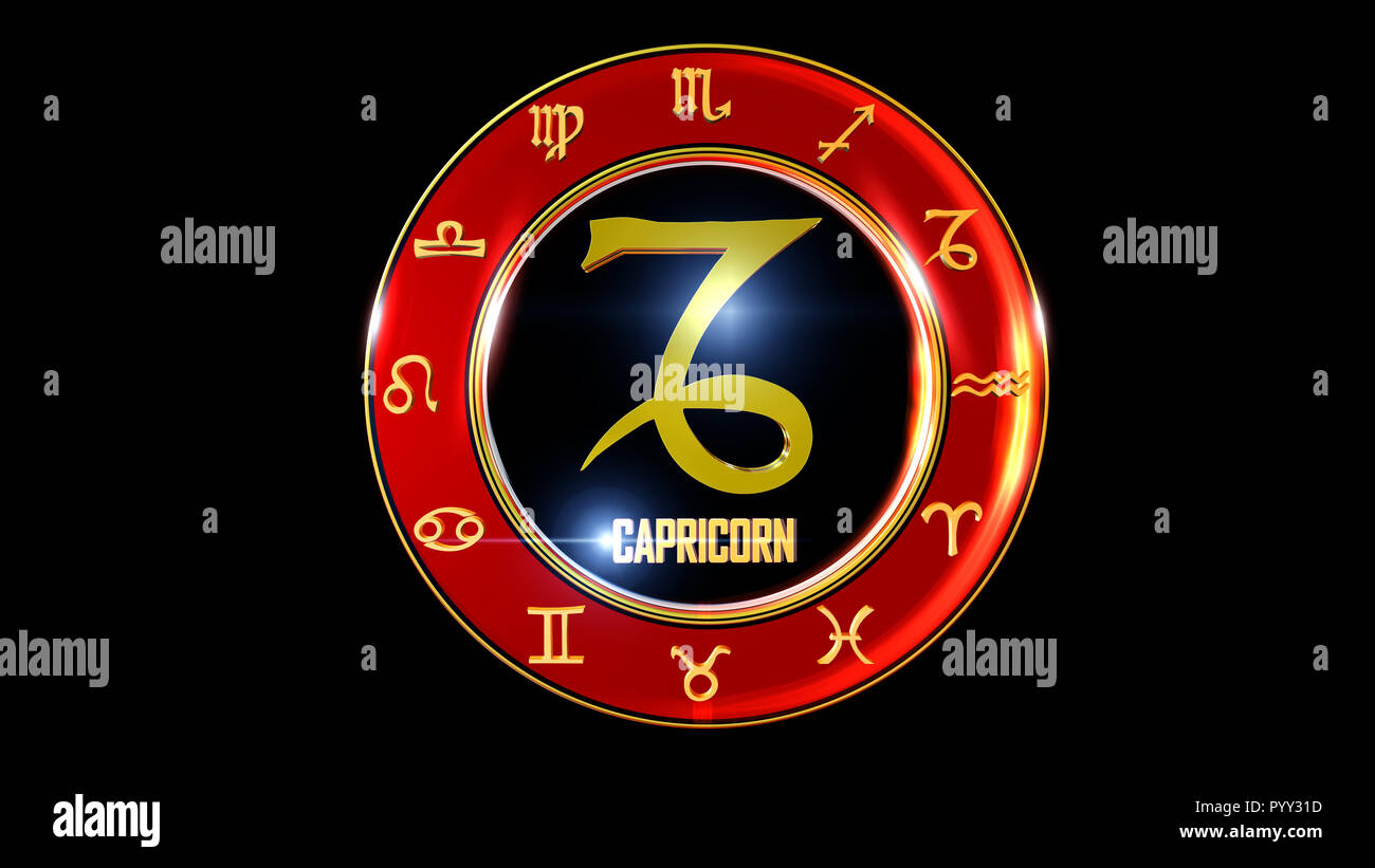 3D rendering Zodiac Wheel universe colourful backdrop loops. Use them ...