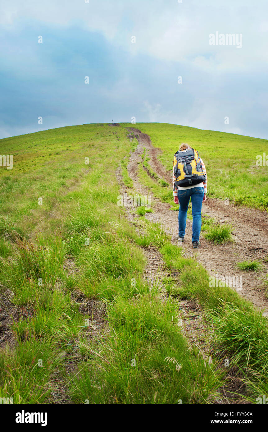 Heavy backpack hi-res stock photography and images - Alamy