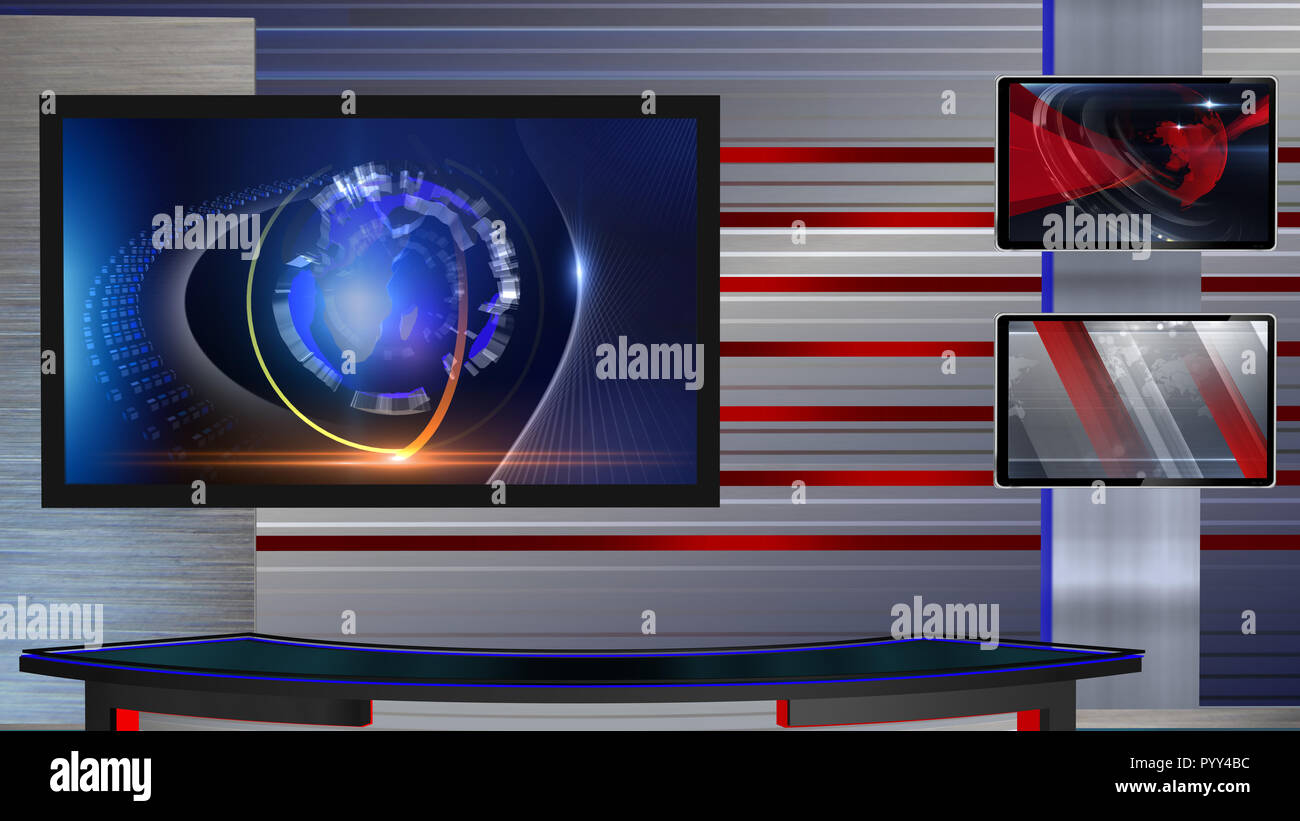 3D rendering Virtual set studio for chroma footage Realize your vision ...