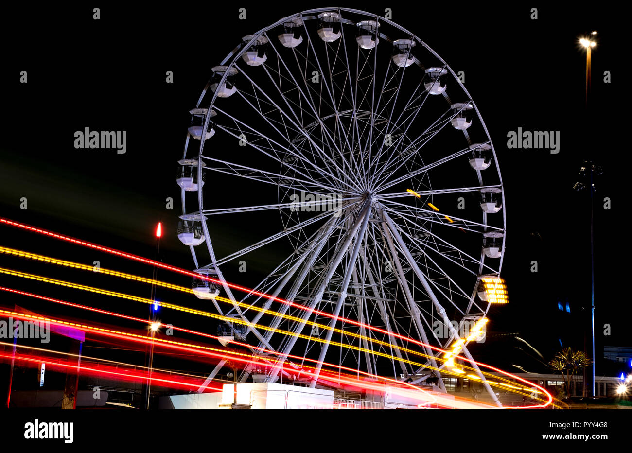 Bournemouth UK. Bournemouth Big Wheel. Ferris wheel near Bournemouth ...
