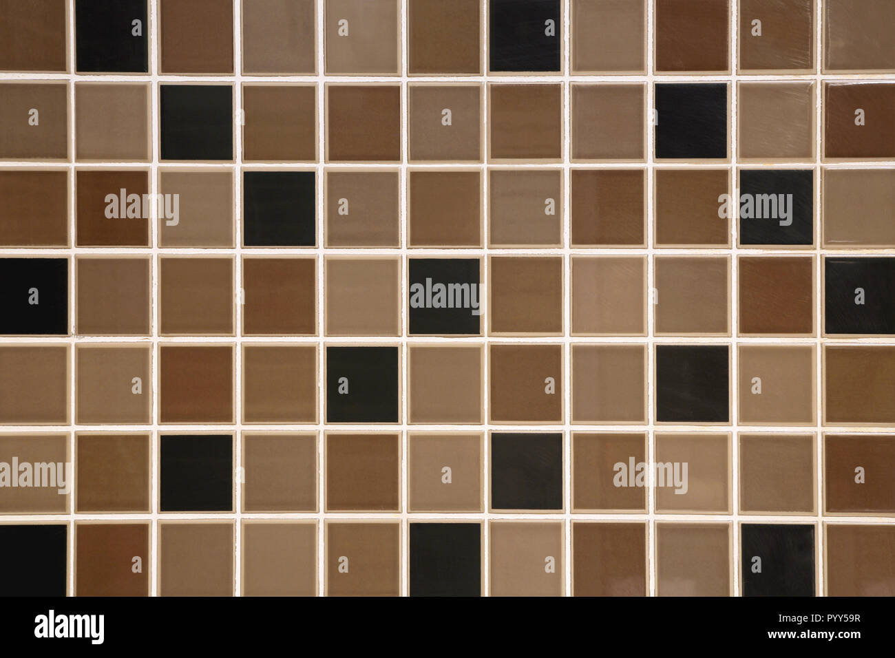 Brown mosaic tiles hi-res stock photography and images - Alamy