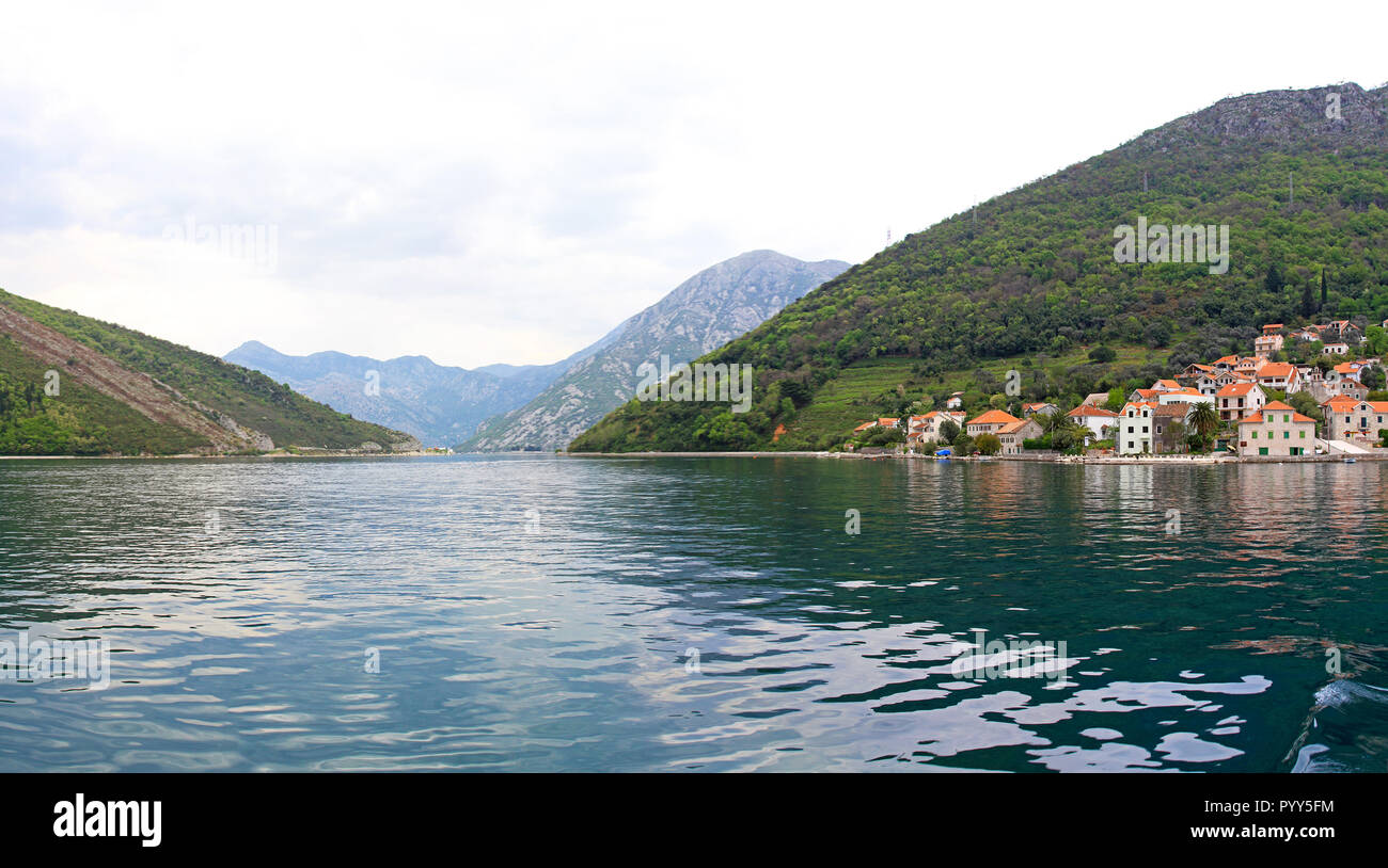 UNESCO World Heritage Boka Kotorska bay in Montenegro Stock Photo - Alamy