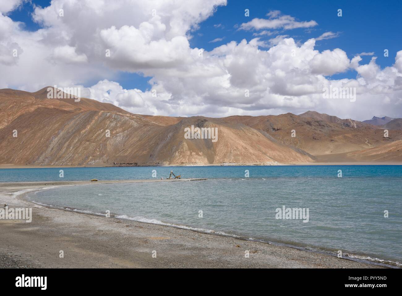 Magical Pangong Tso Stock Photo - Alamy