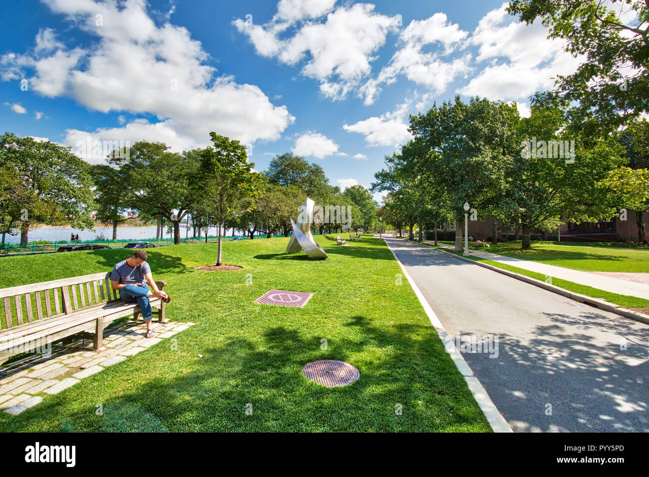 Boston university campus bu hi-res stock photography and images - Alamy