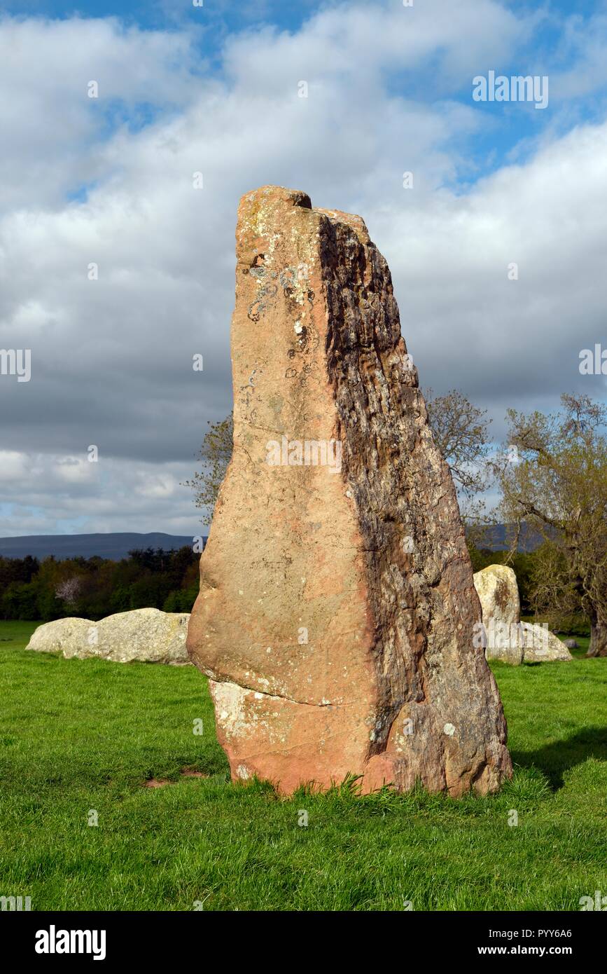 Long stone standing stone hi-res stock photography and images - Alamy
