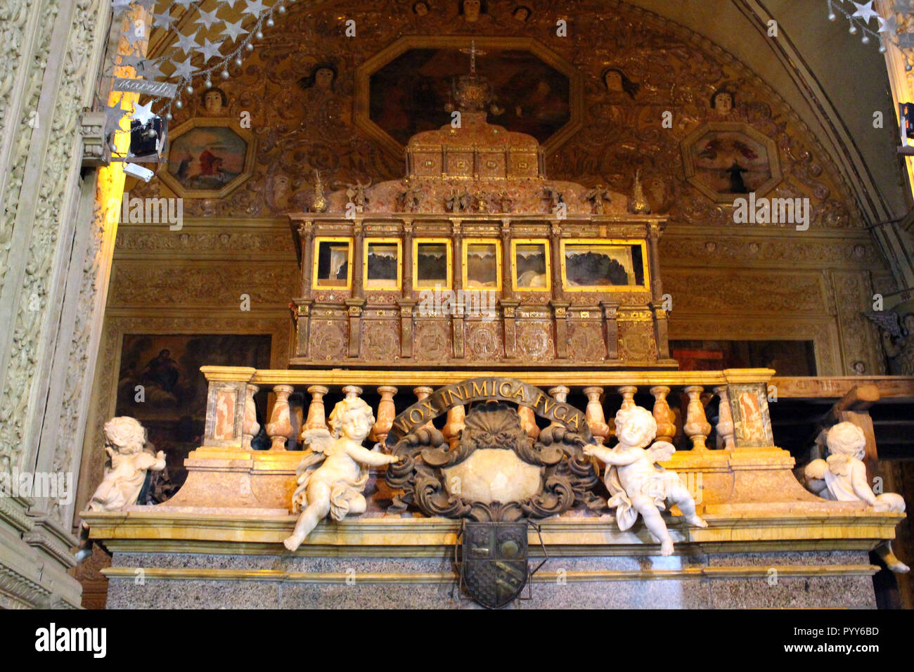 The Tomb Of The Incorrupted Body Of Francis Xavier At The Basilica Of
