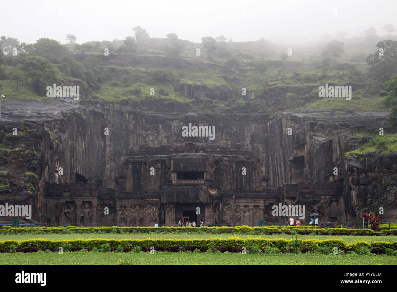 The wonder of Kailasa of Ellora caves, the rock-cut monolithic temple ...