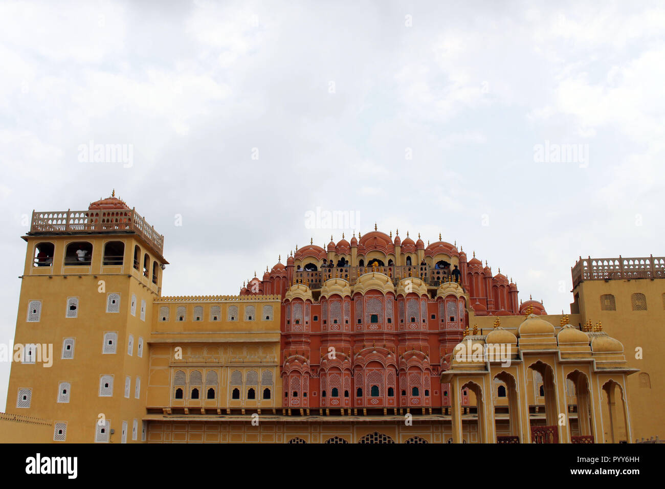 Inside hawa mahal palace winds hi-res stock photography and images - Alamy
