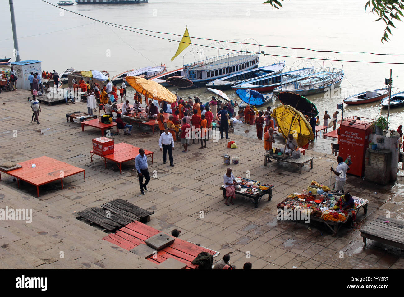 Jain ghat in varanasi hi-res stock photography and images - Alamy
