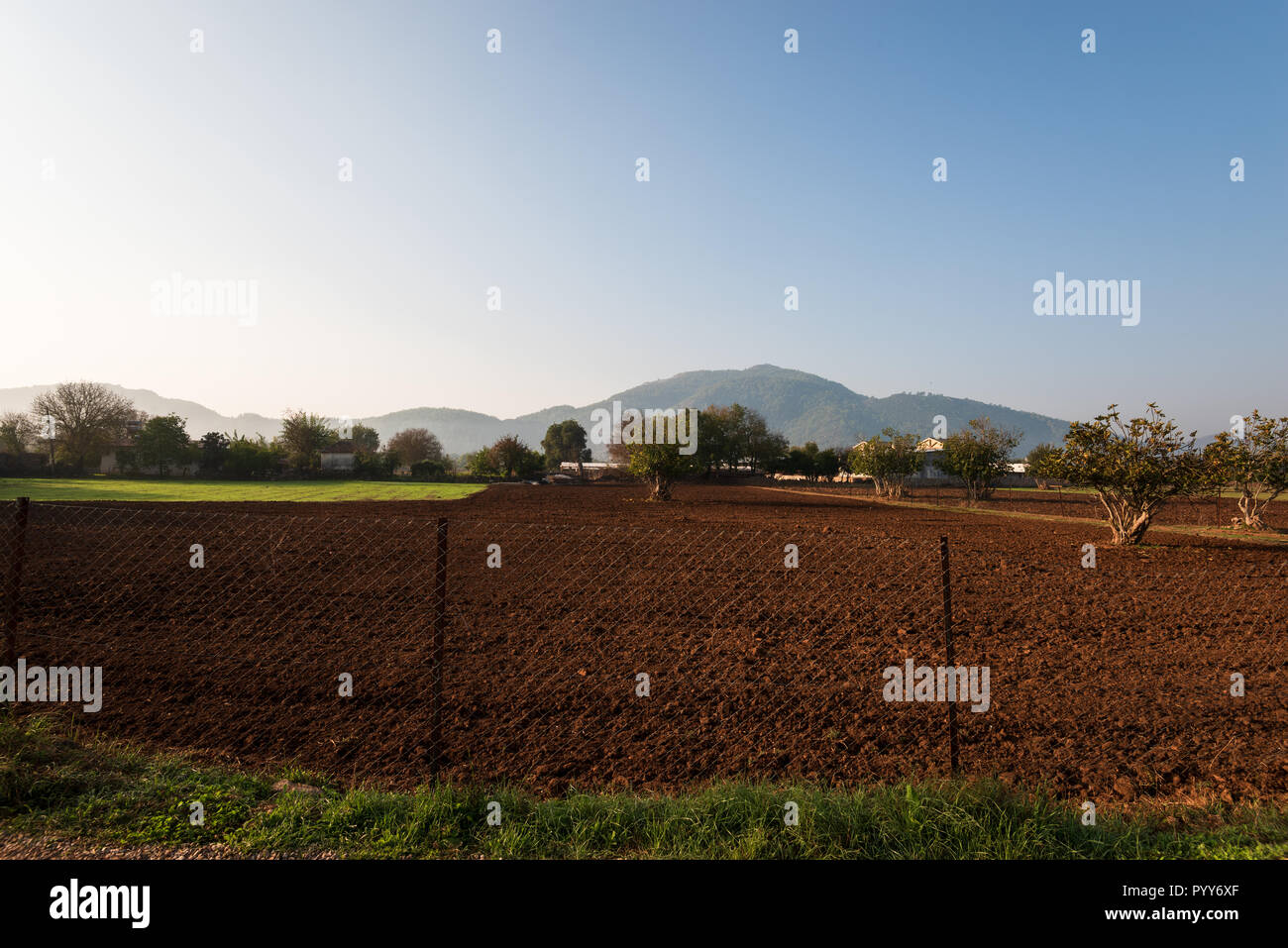 Fenced village hi-res stock photography and images - Alamy