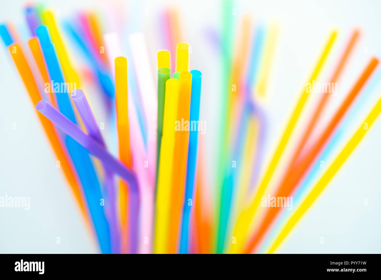 Concept image of plastic pollution and the problem of single use ...