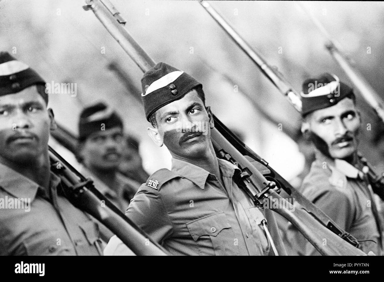 Maharashtra police Black and White Stock Photos & Images - Alamy