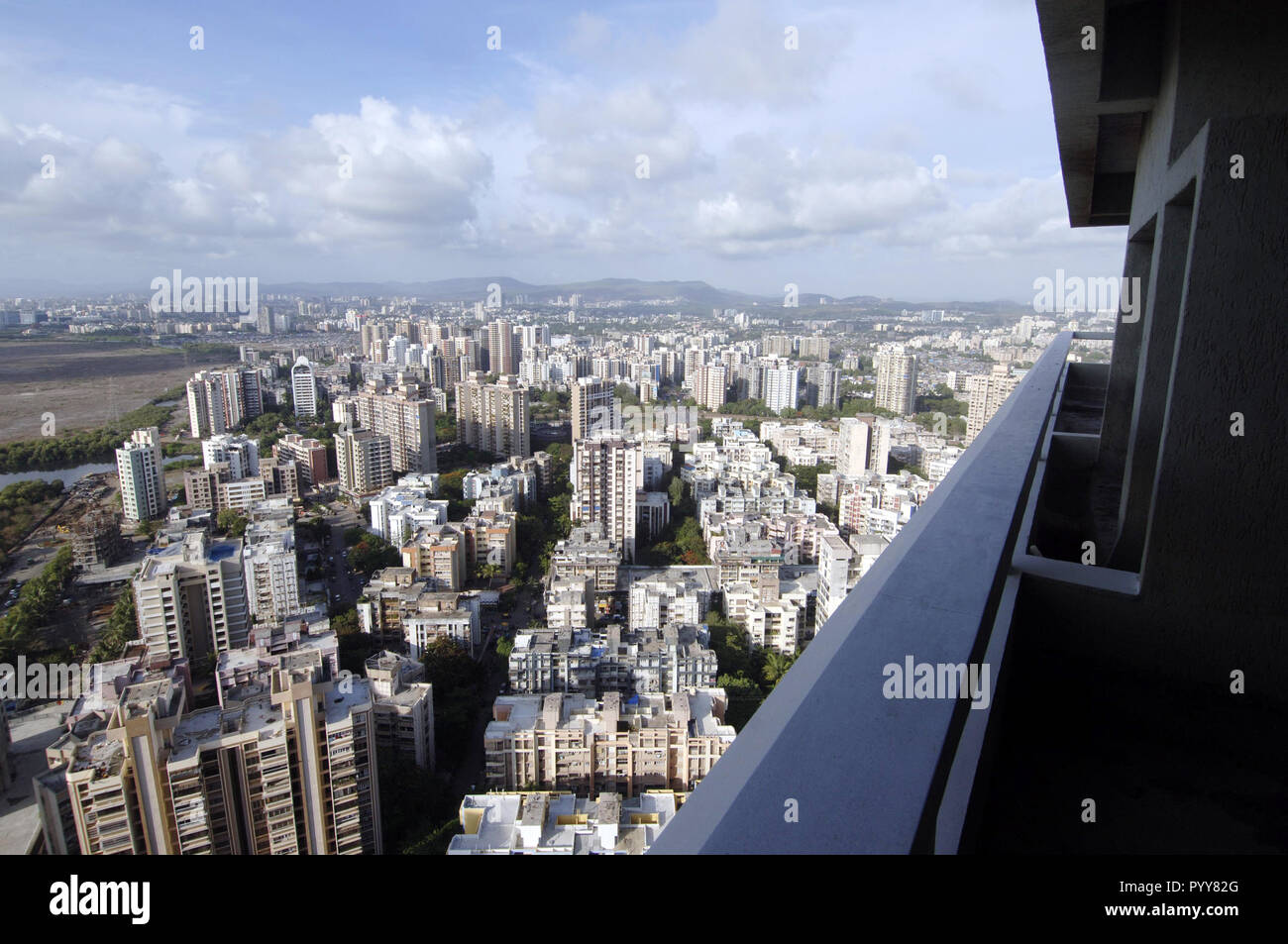 Skyline from Oberoi Heights building, Mumbai, Maharashtra, India, Asia ...