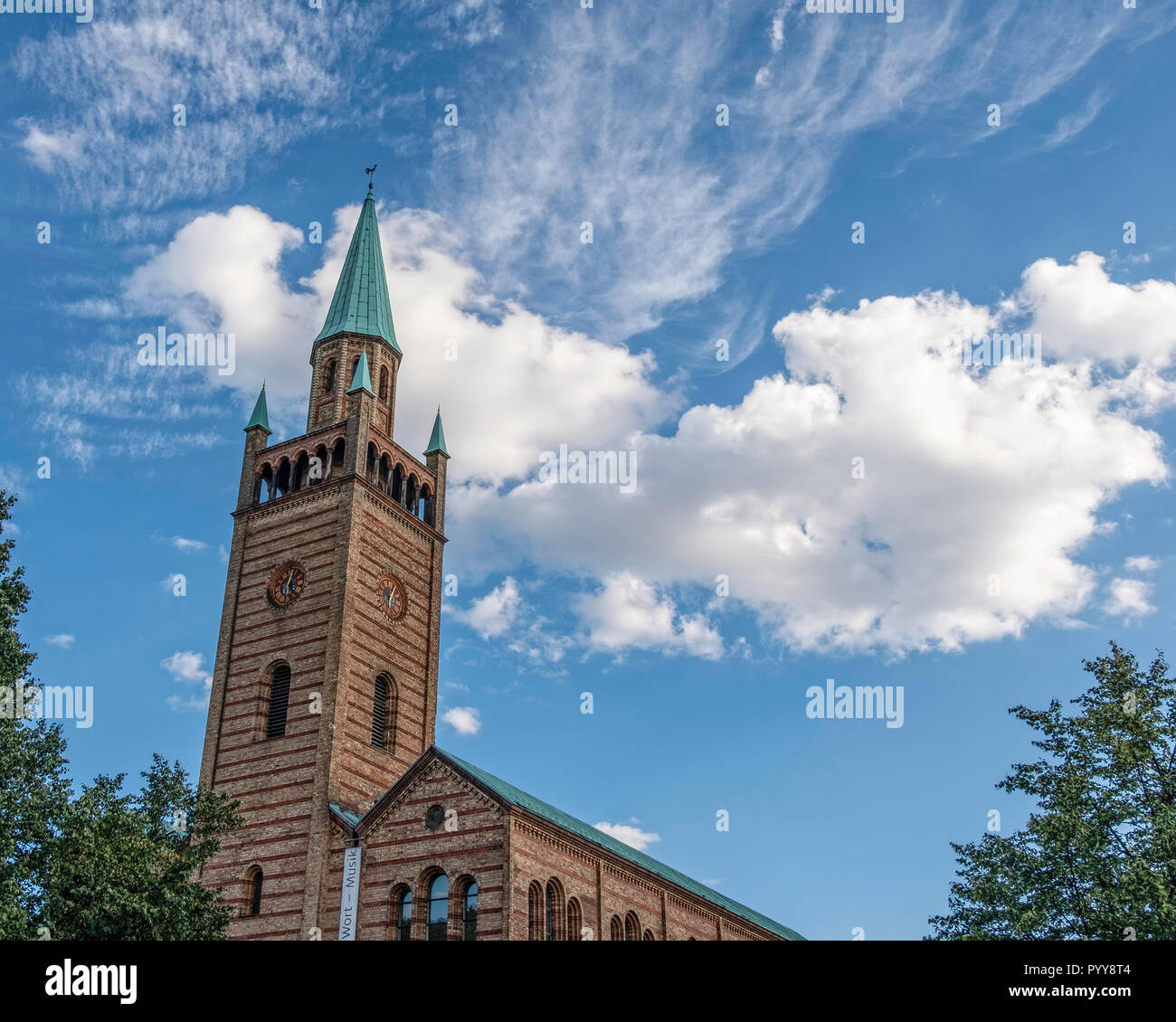 Berlin-Mitte.St.Matthäi-Kirche,Saint Matthew's Protestant church built ...