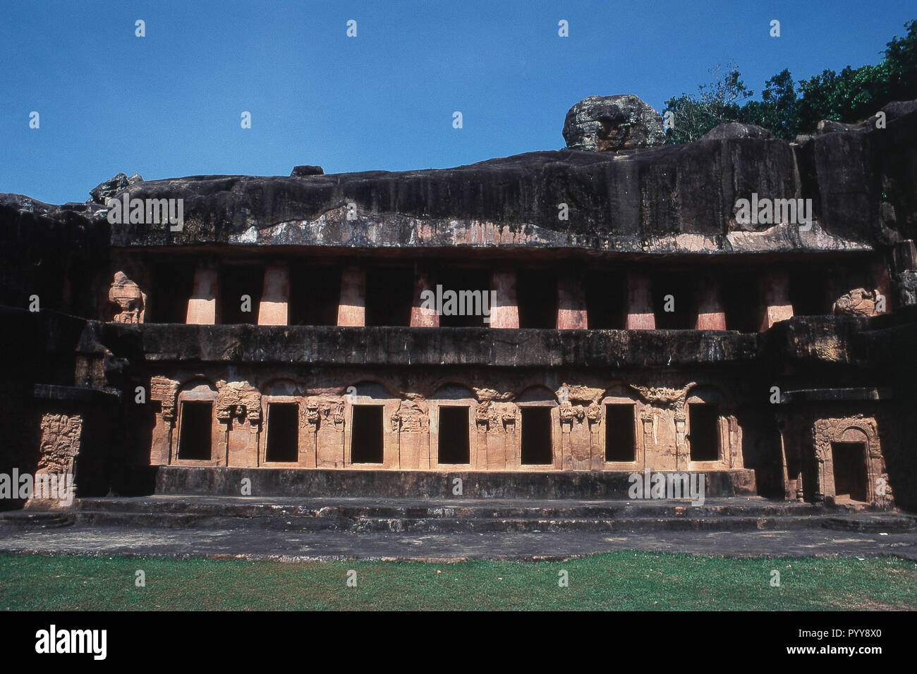 Rani Gumpha at Udayagiri and Khandagiri Caves, Bhubaneswar, Orissa ...