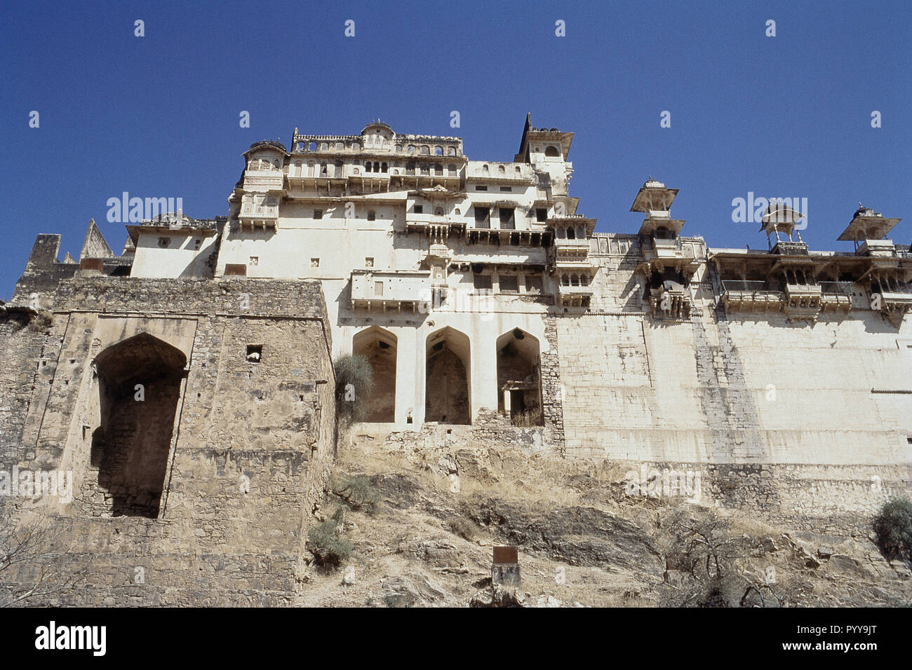 View of Taragarh Fort, Bundi, Rajasthan, India, Asia Stock Photo - Alamy