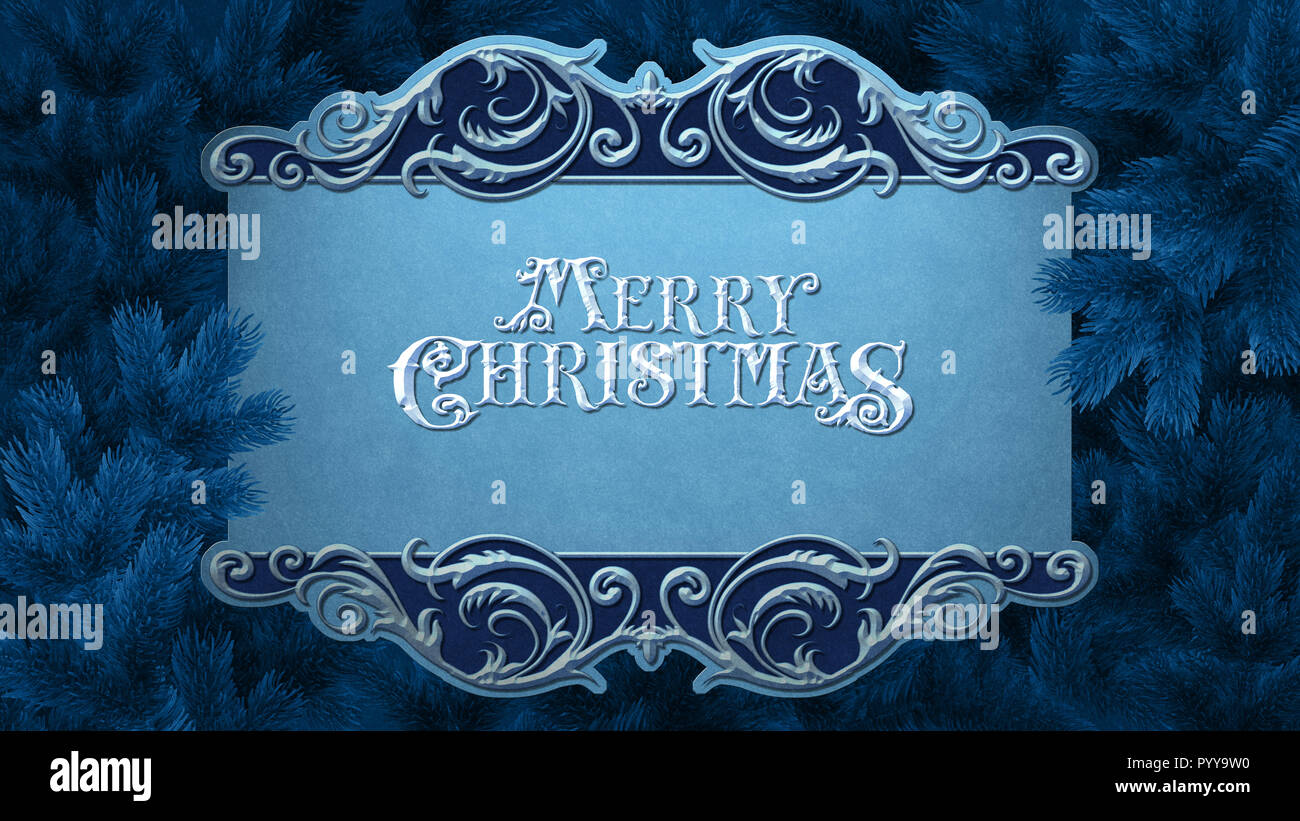 Beautiful Christmas card Stock Photo - Alamy
