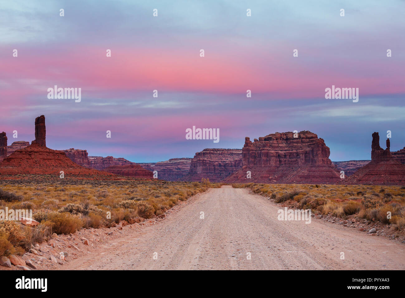Road in the prairie country Stock Photo - Alamy