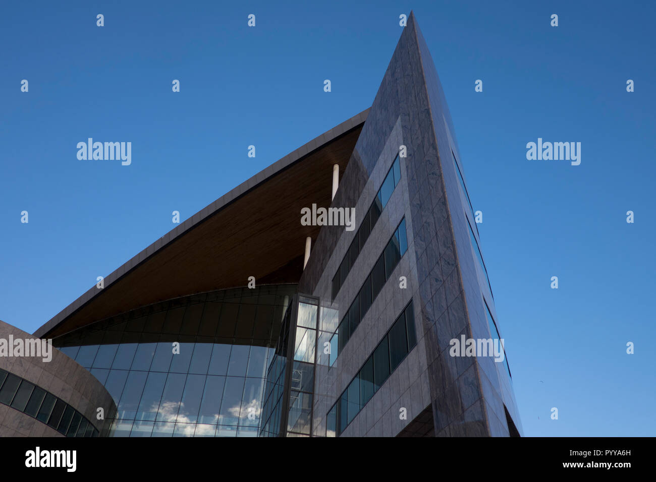 Exterior of the Atradius Building in Cardiff Bay cardiff Wales Stock ...