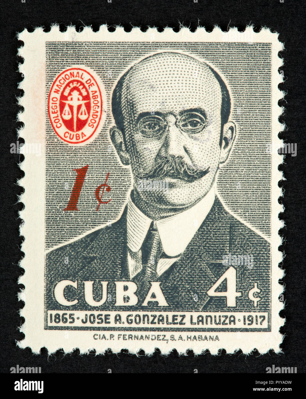 Cuban postage stamp Stock Photo - Alamy