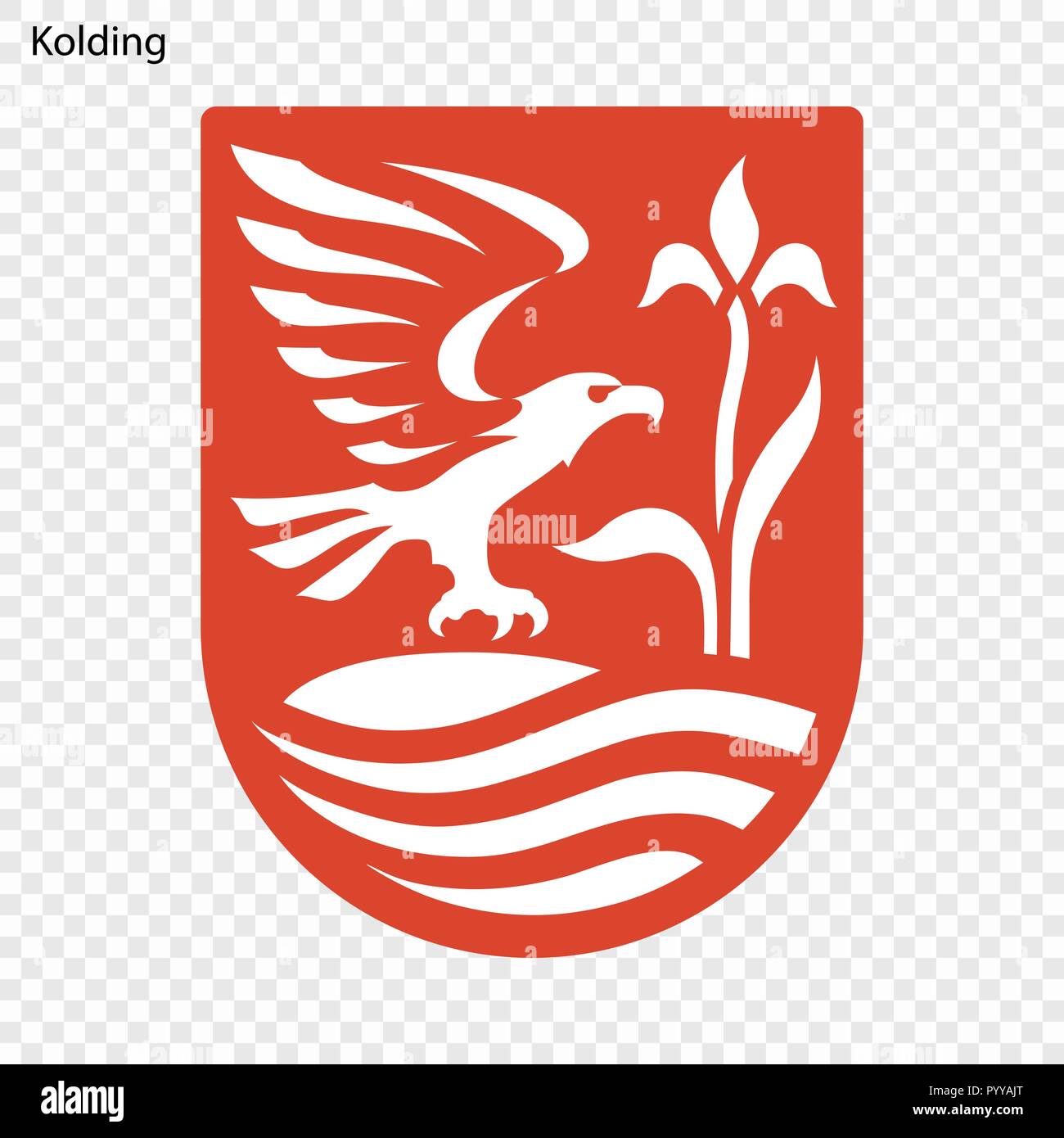 Emblem of Kolding. City of Denmark. Vector illustration Stock Vector Image & Art - Alamy
